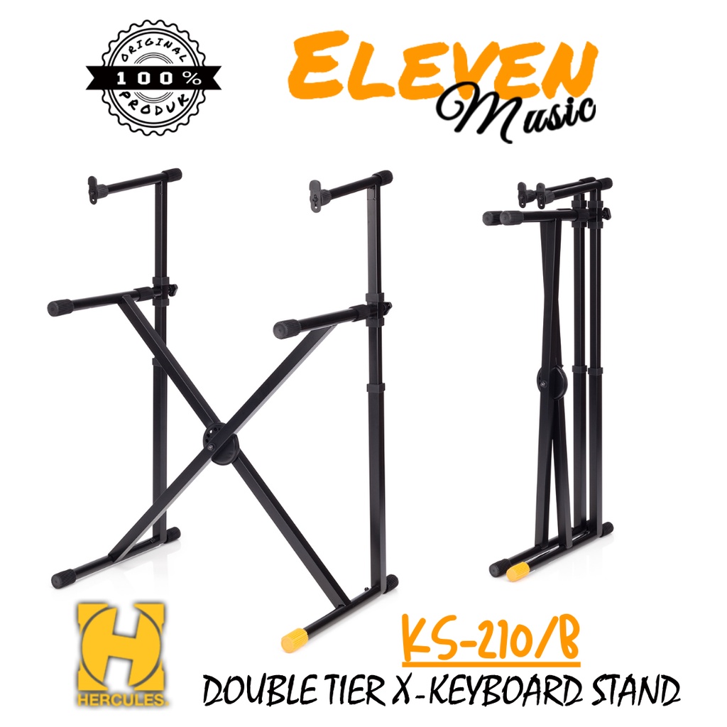 Jual Stand Keyboard Hercules KS210B Double Tier-X Keyboard Stand ...