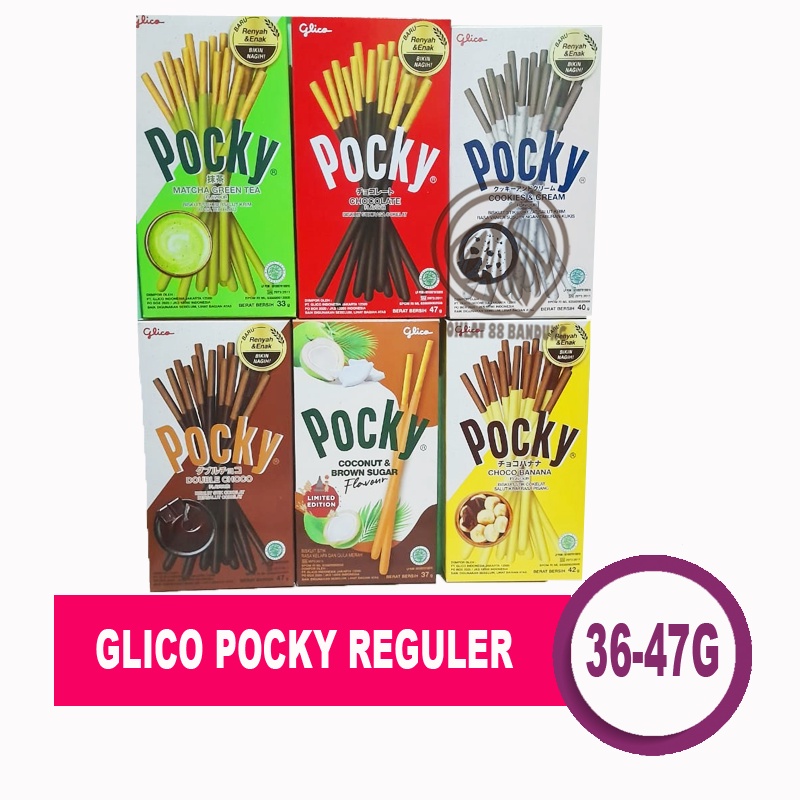 Jual POCKY REGULAR BESAR 47GR, GLICO POCKY BISKUIT SALUT COKELAT ANEKA ...