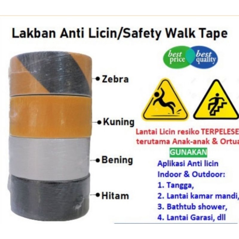 Jual Anti Slip Tangga Safety walk Anti Licin Lakban Anti Slip Tangga ...