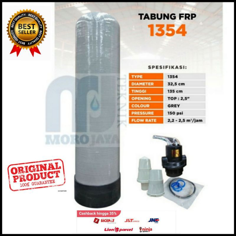 Jual Tabung Filter Air FRP-1354 Tabung Filtar Air 13in Lengkap 1Set ...