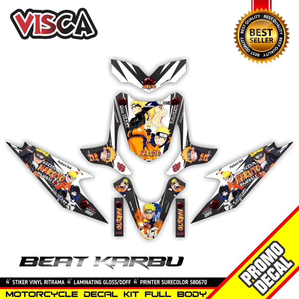 Jual Decal Beat Karbu Full Body Stiker Beat Karbu Full Body Striping ...