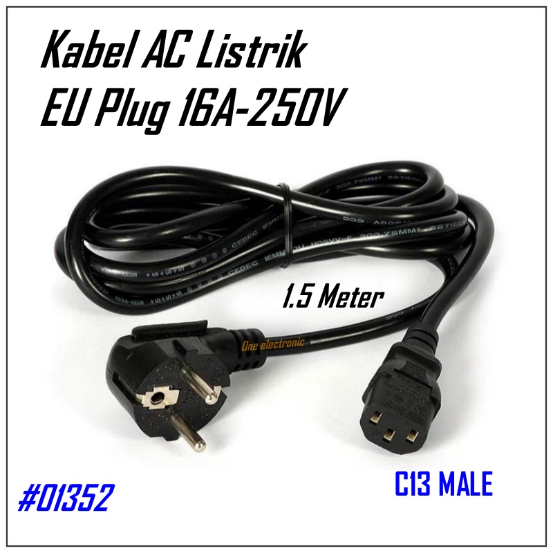 Jual kabel AC Power listrik AC Komputer Adaptor Laptop Charger Cable ...