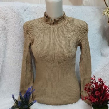 Jual DAISY CURLY INNER ATASAN RAJUT WANITA BLOUSE RAJUT DALAMAN WANITA ...