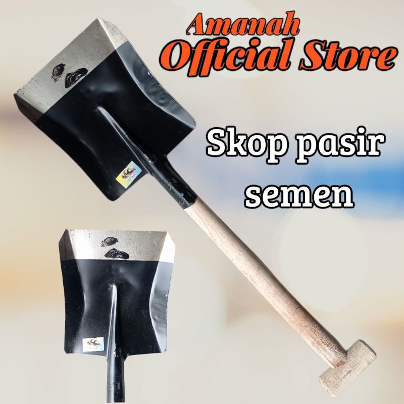 Jual sekop pasir semen split koral batu tanah bahan semi baja | Shopee ...