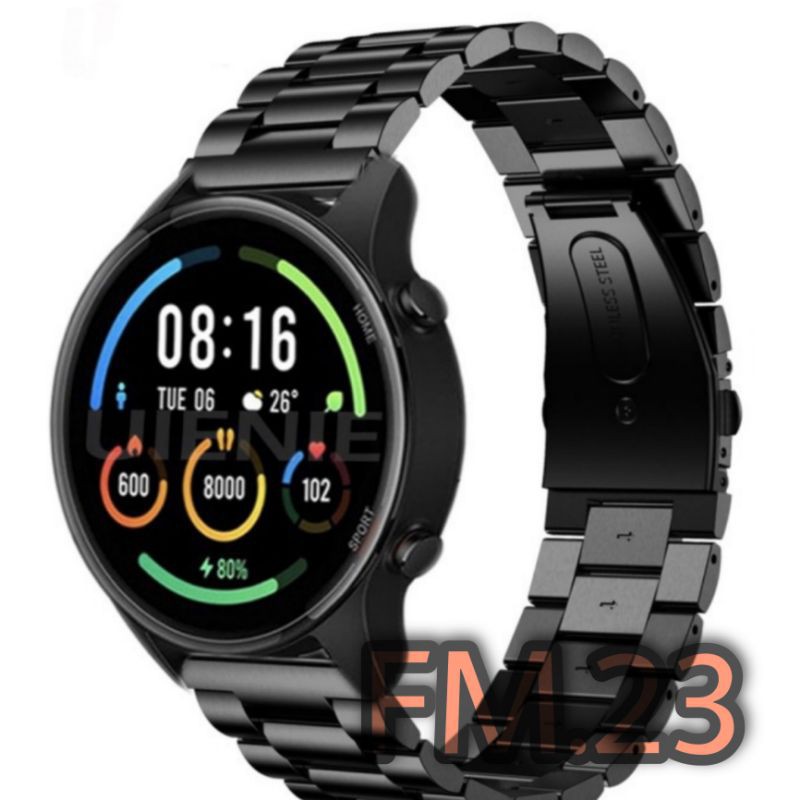 Jual STRAP TALI JAM TANGAN STAINLESS STEEL RANTAI XIAOMI AMAZFIT MI ...