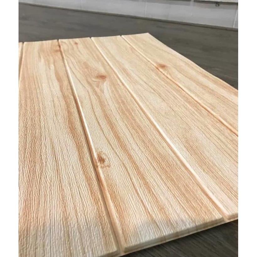 Jual GOJEK Wallpaper Foam 3D WOOD LIST SPONS KAYU LIST WPSBGS WALL ...