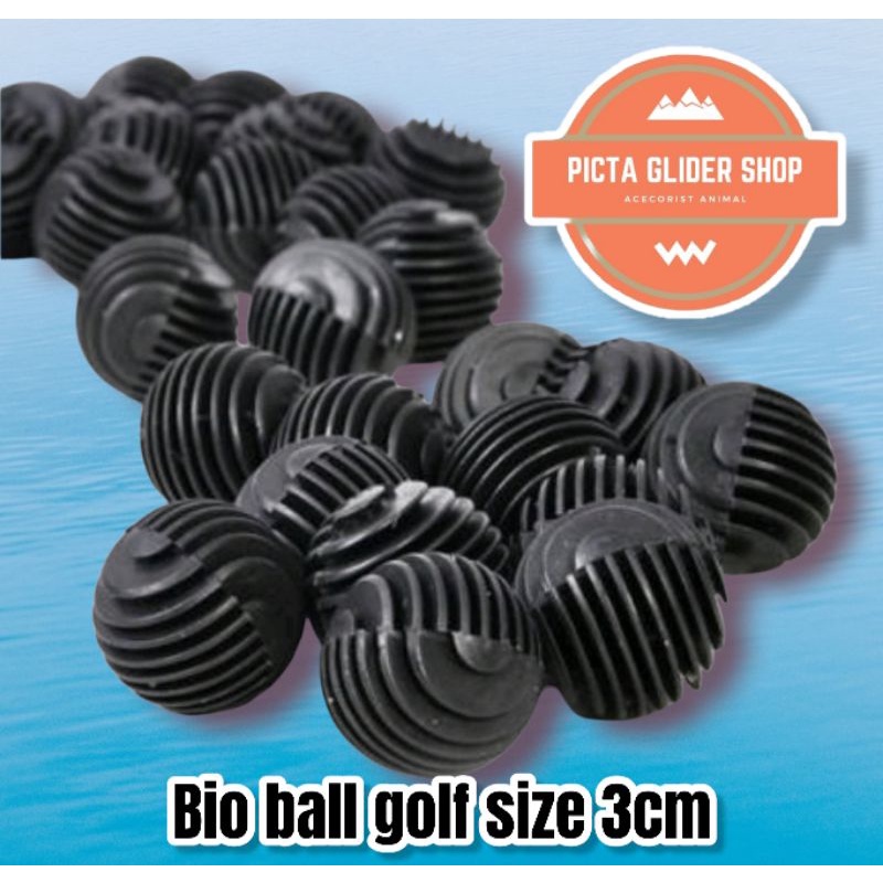 Jual bio ball aquarium bentul golf / bio ball golf | Shopee Indonesia