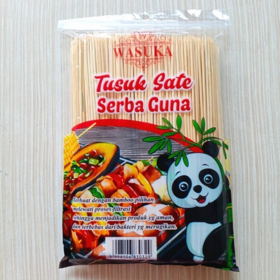 Jual Tusuk Sate Panda / Wasuka panjang 20 cm @380 gram | Shopee Indonesia