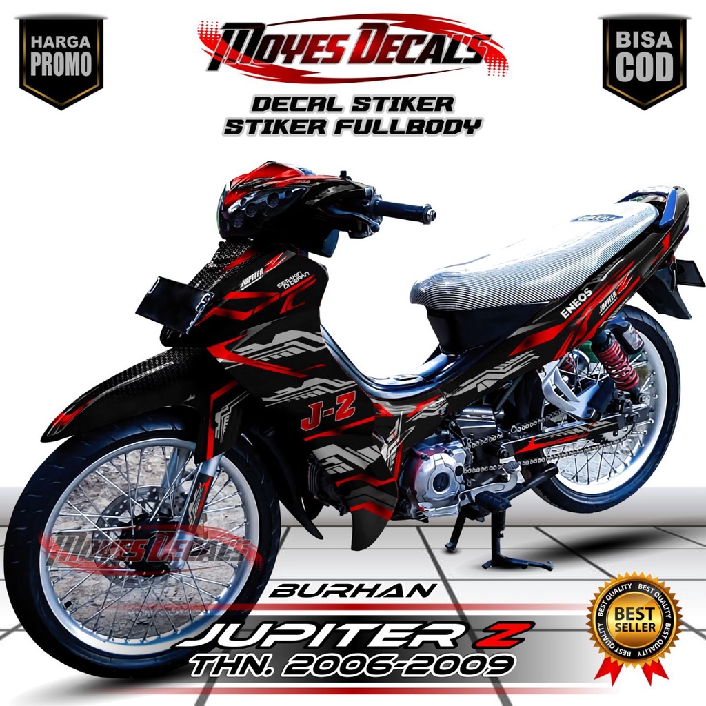 Jual decal jupiter z burhan stiker jupiter z burhan sticker fullbody ...