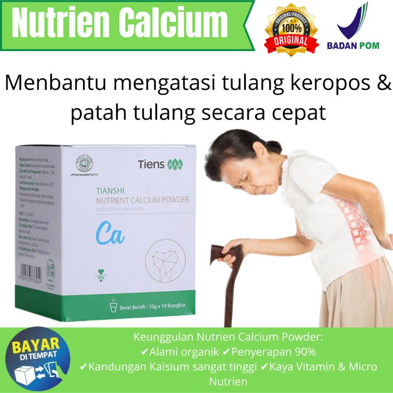 Jual TIANSHI NUTRIEN CALCIUM POWDER/CALCIUM TIENS UNTUK KEROPOS TULANG ...