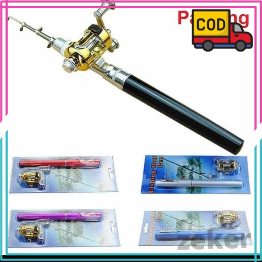 Jual Alat Pena Joran Pancingan Mini Pancing Aksesoris Kail Umpan Tas ...