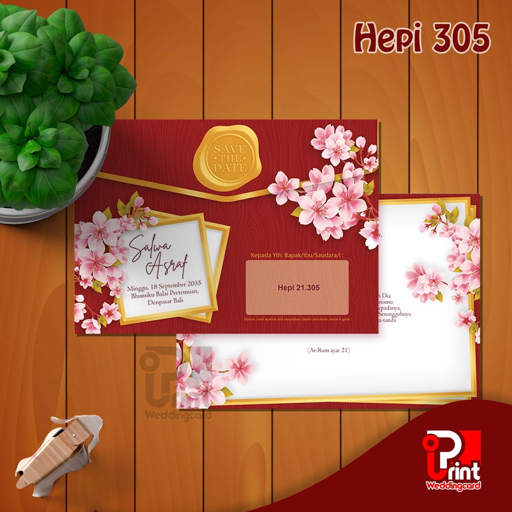 Jual Blangko Undangan Hepi 305 | Blangko Undangan | Undangan Murah ...