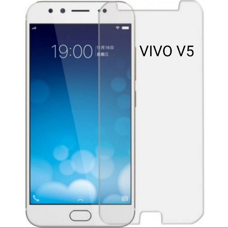 Jual Tempered Glass VIVO V5 Anti Gores Kaca Bening ( Tidak Full Layar ) | Shopee Indonesia