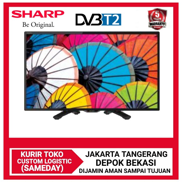 Jual SHARP AQUOS LED 24 Inch DIGITAL 2T-C24DC1i - TANPA BONUS, BUBBLE ...