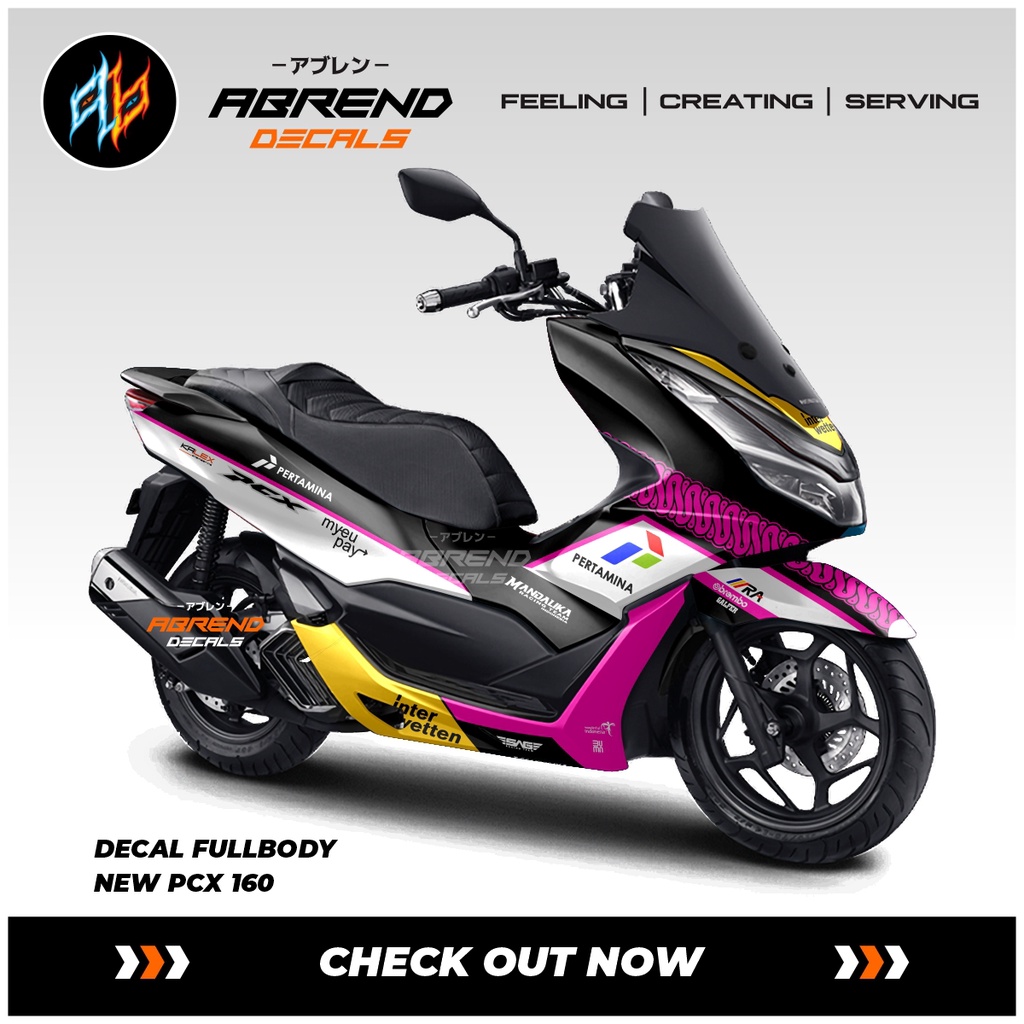 Jual Decal Pcx 160 Mandalika Pertamina Fullbody / Stiker Honda Pcx New ...
