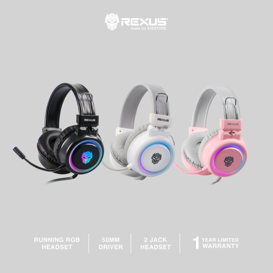 Jual Headset Gaming Rexus VONIX F30 WHITE / Rexus F30 | Shopee Indonesia