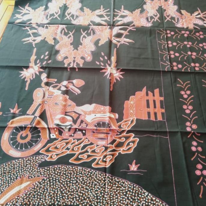 Jual KAIN BATIK TULIS POLA KEMEJA MOTIF MOTOR KLASIK DSFS5464CD ...