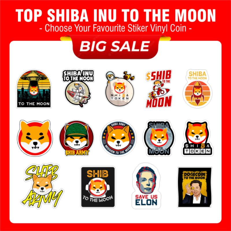 Jual Stiker Shiba Inu Vinyl Isi 15 Pcs | Shopee Indonesia