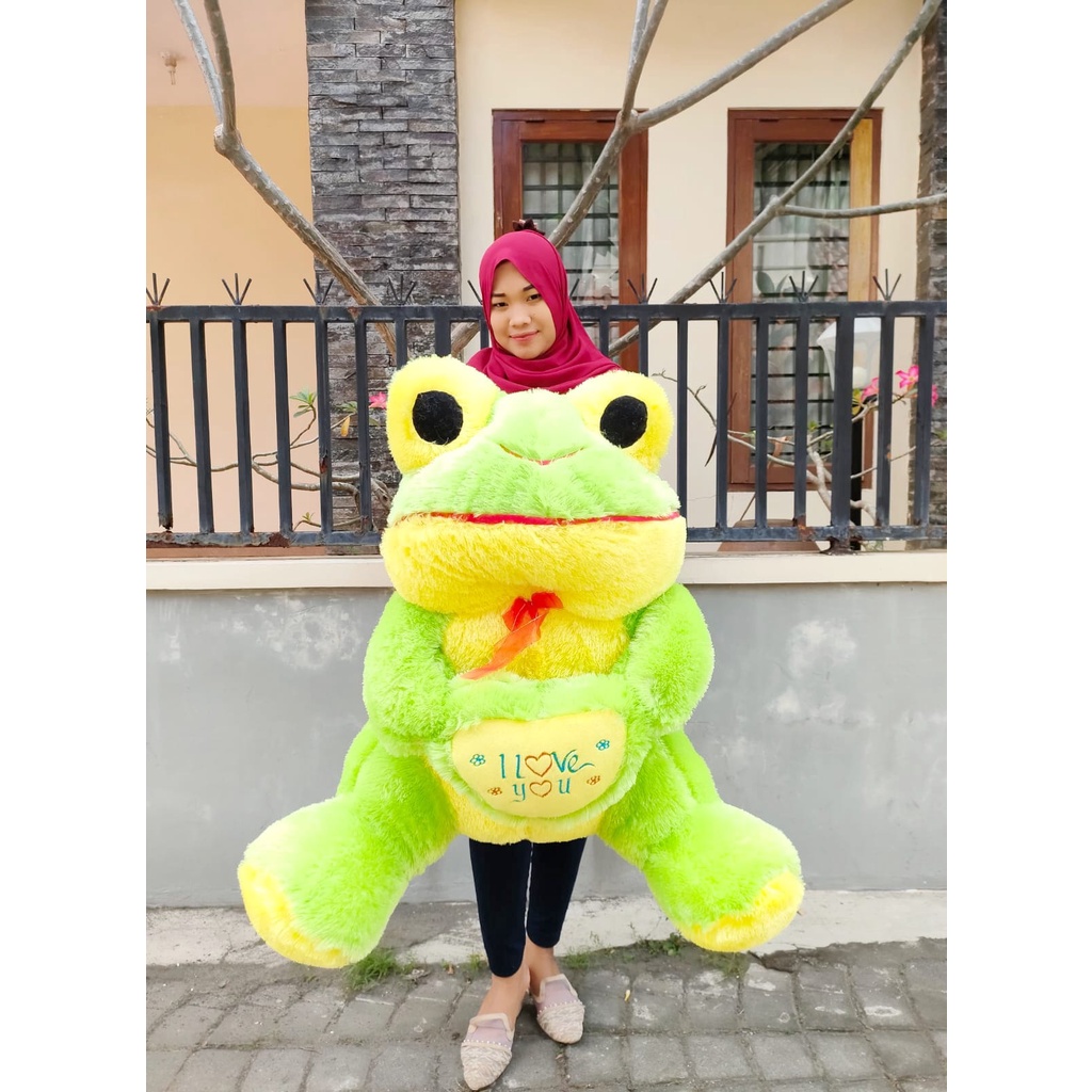 Jual BONEKA KEROPI JUMBO KODOK KATAK BESAR XL 90cm EMPUK LUCU HALUS ...