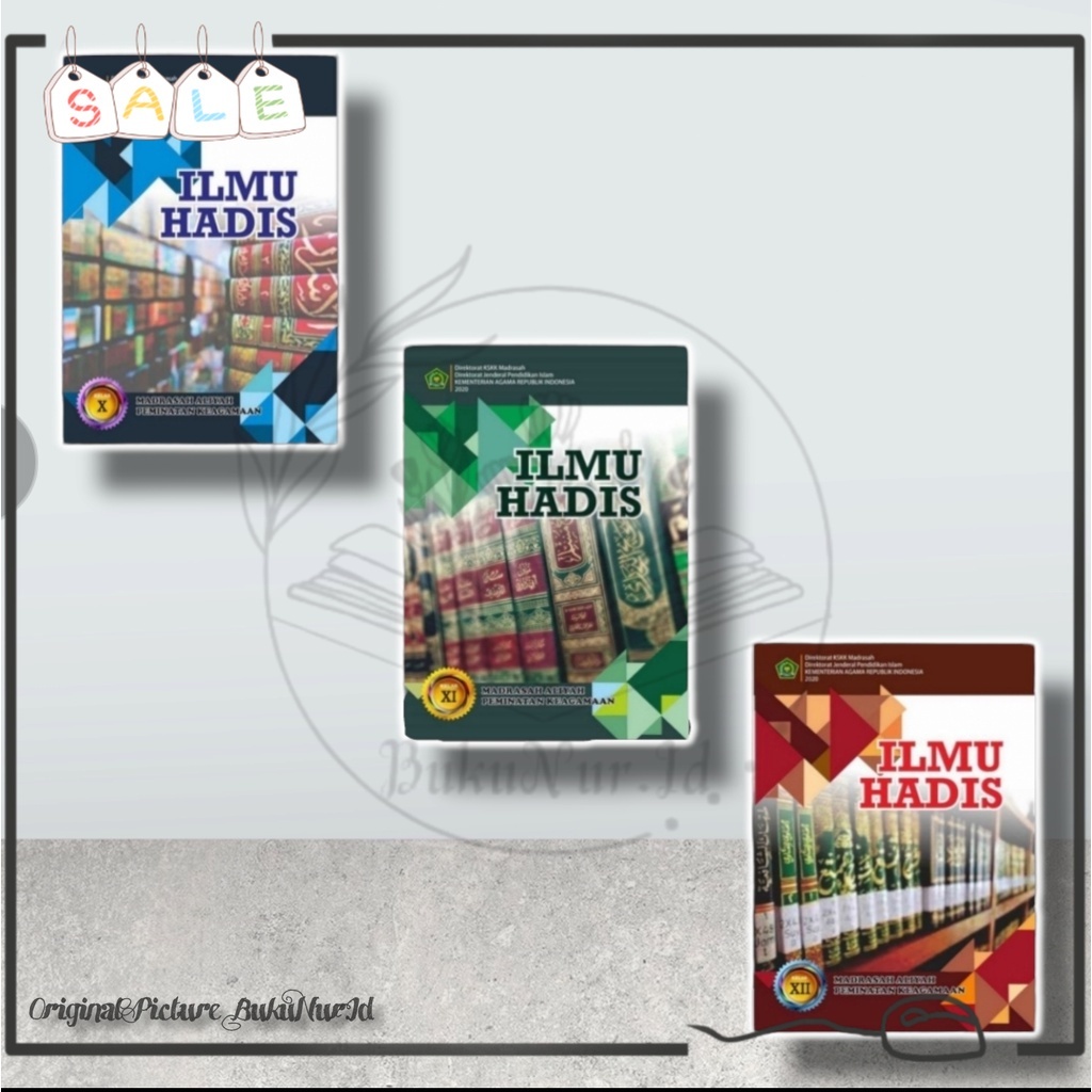 Jual Buku Ilmu Hadis Peminatan Keagamaan Madrasah Aliyah KMA Kelas X XI XII Penerbit Kemenag ...