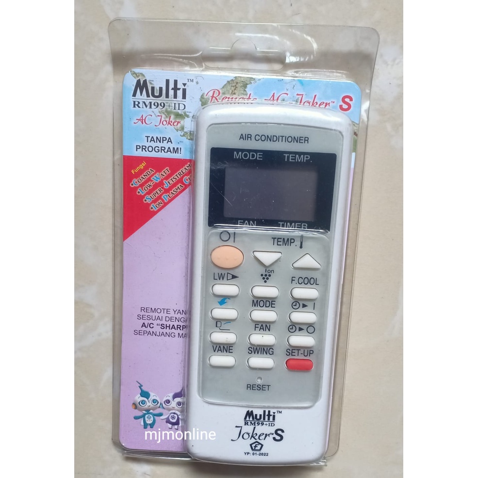 Jual JOKER REMOTE MULTI AC-S ( For AC-sharp) | Shopee Indonesia