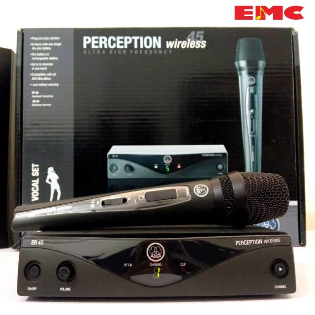 Jual AKG Perception-45 Wireless Microphone Vocal Set BD-C3 (SALE ...