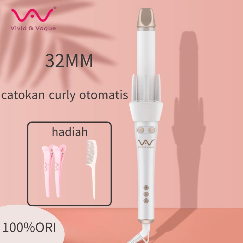Jual Vivid&Vogue GEN2 Catokan Curly Automatic 32mm Curly Rambut Hair Curler | Shopee Indonesia