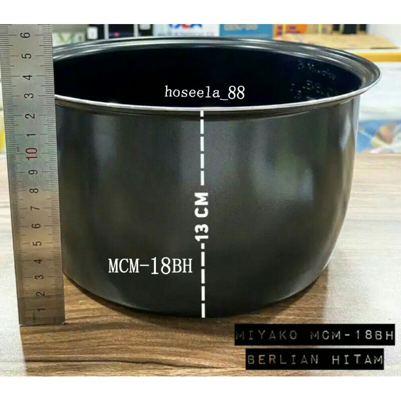Jual MCM-18BH PANCI MIYAKO RICE COOKER 1.8 liter / TEFLON MAGIC COM ...