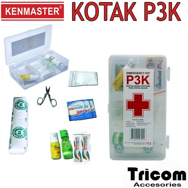Jual Kotak P3K Medical KIT Kotak Obat Perlengkapan P3K Mobil | Shopee ...