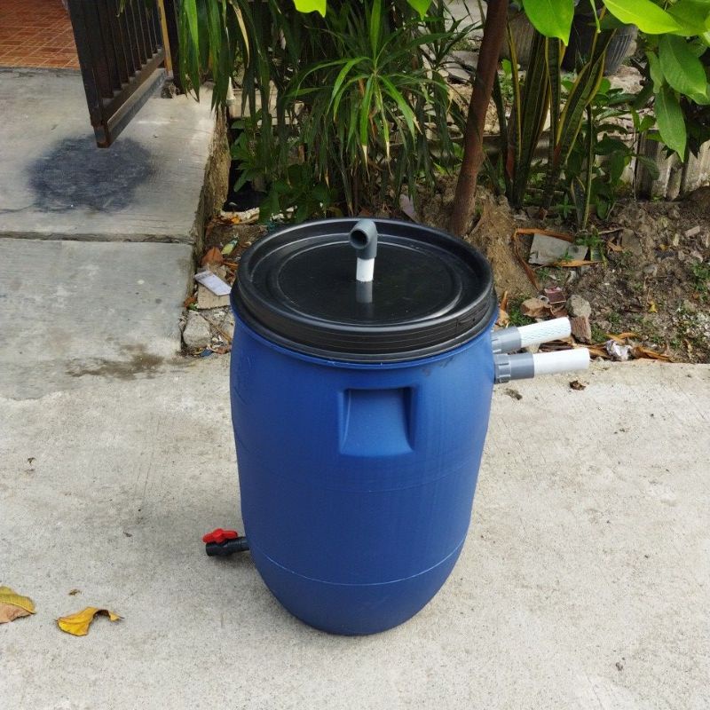 Jual Ember bio filter kolam ikan koi ukuran tong 60Liter | Shopee Indonesia