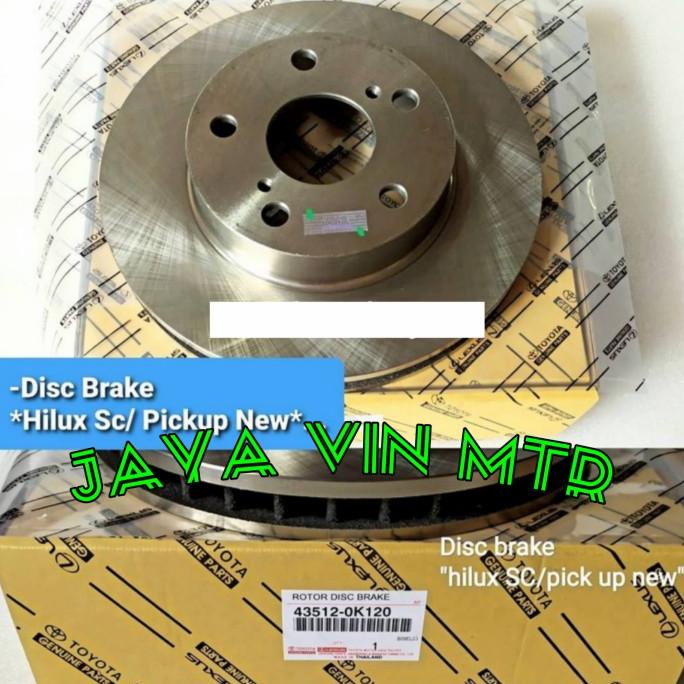 Jual Disc Brake Piringan Cakram Toyota Hilux Sc Pickup New 43512-0K120 ...