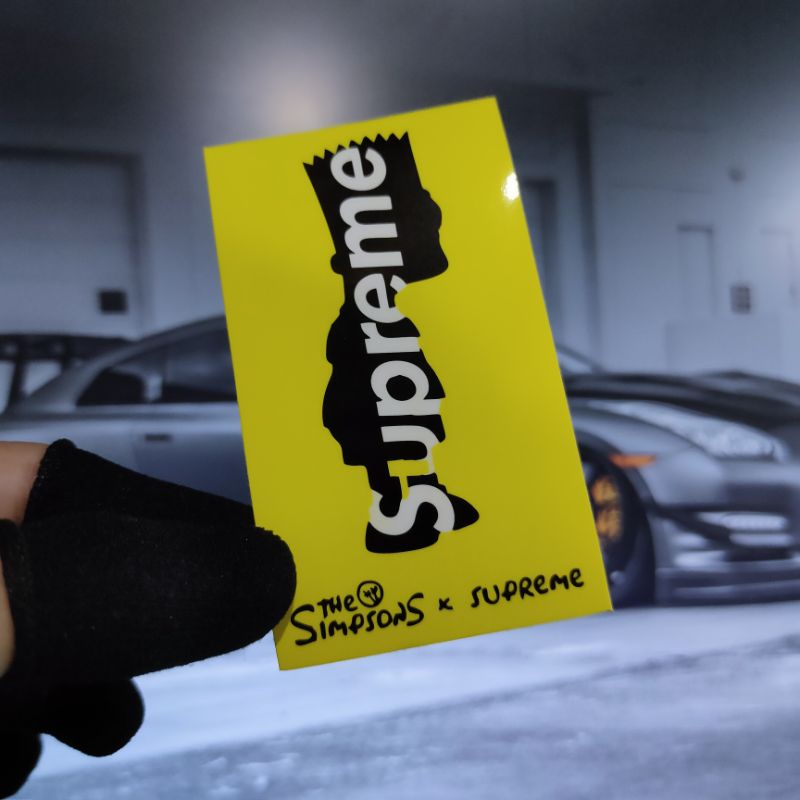 Jual STICKER The SIMPSON SUPREME | Shopee Indonesia