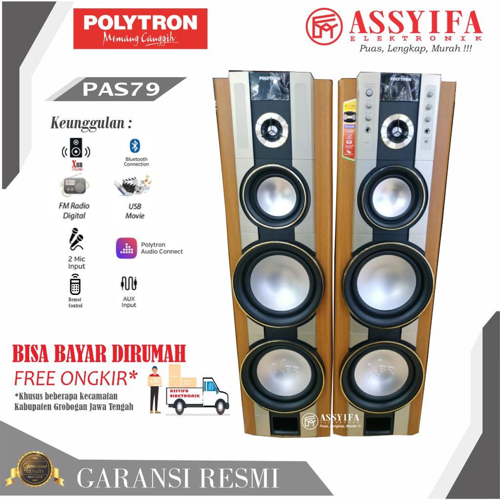 Jual SPEAKER AKTIF POLYTRON PAS 79 XBR | Shopee Indonesia