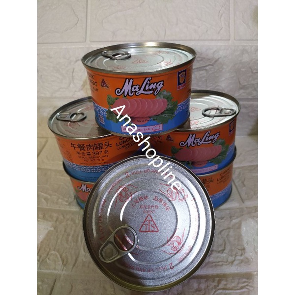 Jual Maling TTS ham babi 397gr Besar / Canned Pork Luncheon Meat asli ...