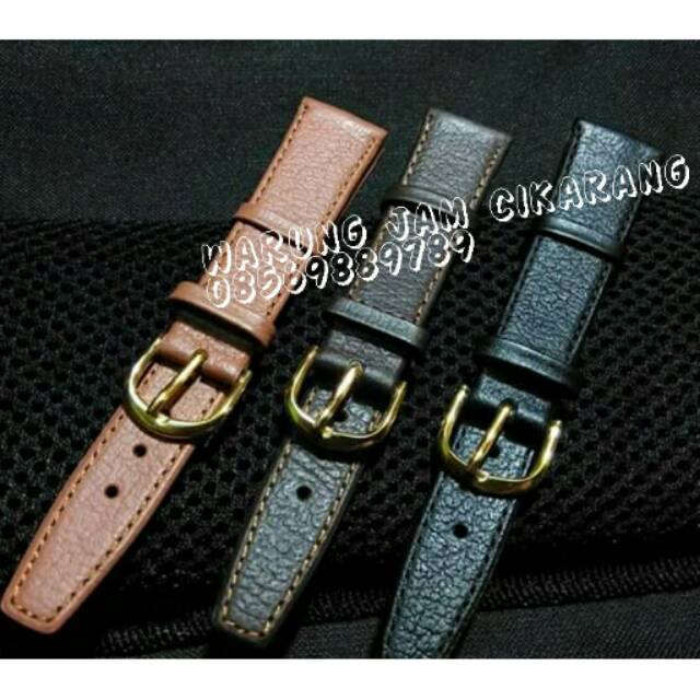 Jual STRAP WATCH TALI JAM TANGAN KULIT KALEP 12 14 16 18 20 | Shopee ...