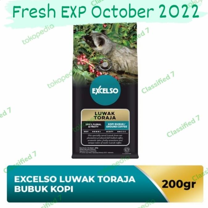 Jual Excelso Luwak Toraja Ground Coffee 200G | Shopee Indonesia