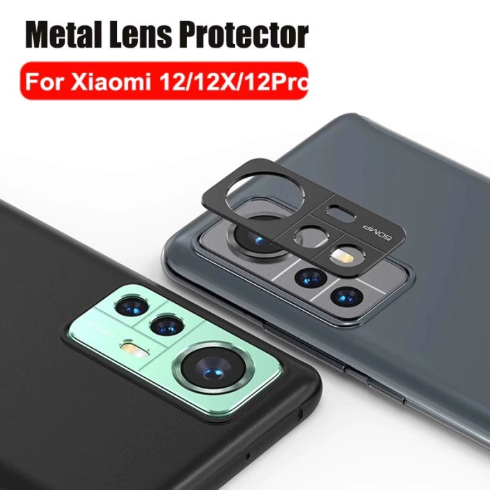 Jual METAL CAMERA BEZEL COVER FOR XIAOMI 12 | 12 PRO | Shopee Indonesia