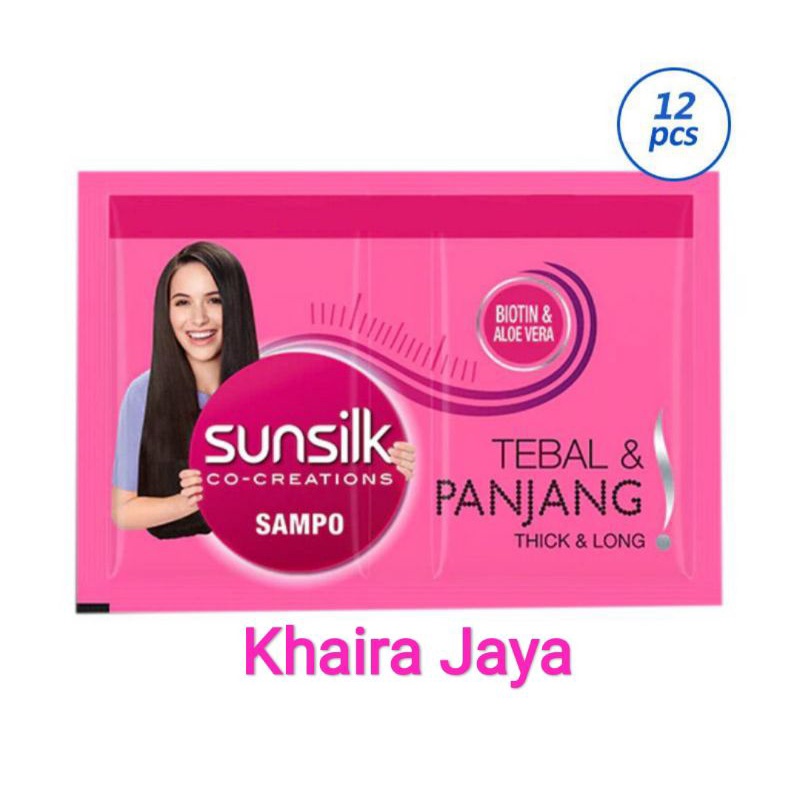 Jual Shampoo Perawatan Rambut Sunsilk Thick and Long Panjang Dan Tebal ...