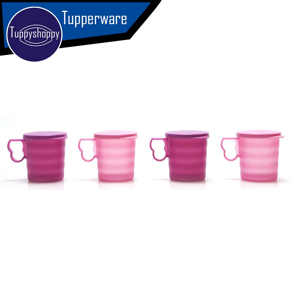 Jual Gelas Cangkir dengan Tutup Warna Ungu Tupperware Unik | Shopee ...