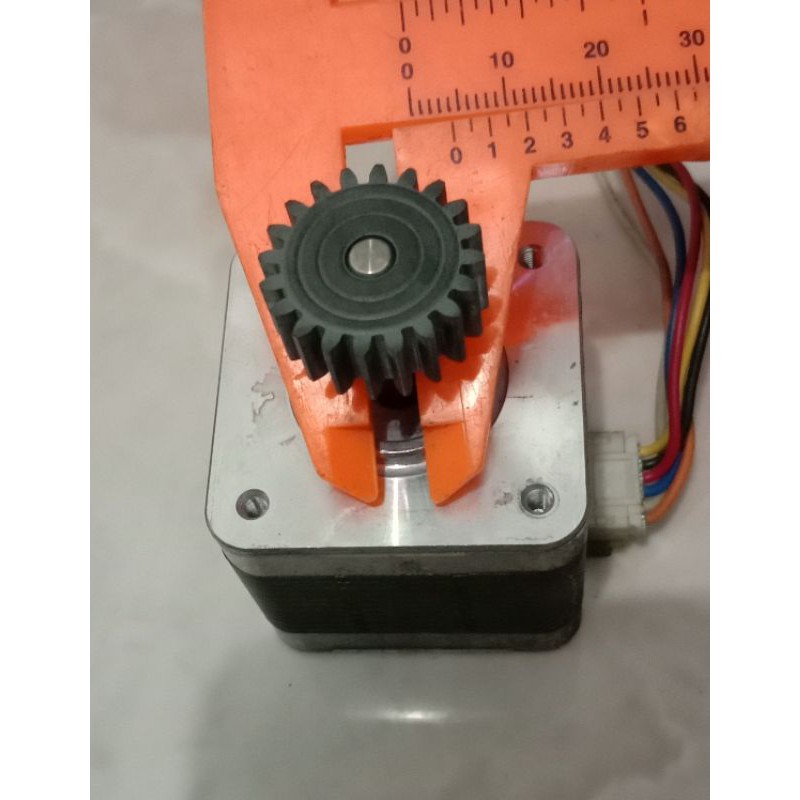 Jual Lot 3 pcs stepper motor Nema 17 bekas copotan mesin fotocopy ...