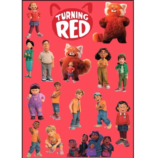 Jual Sticker Turning Red 1 pc | Shopee Indonesia