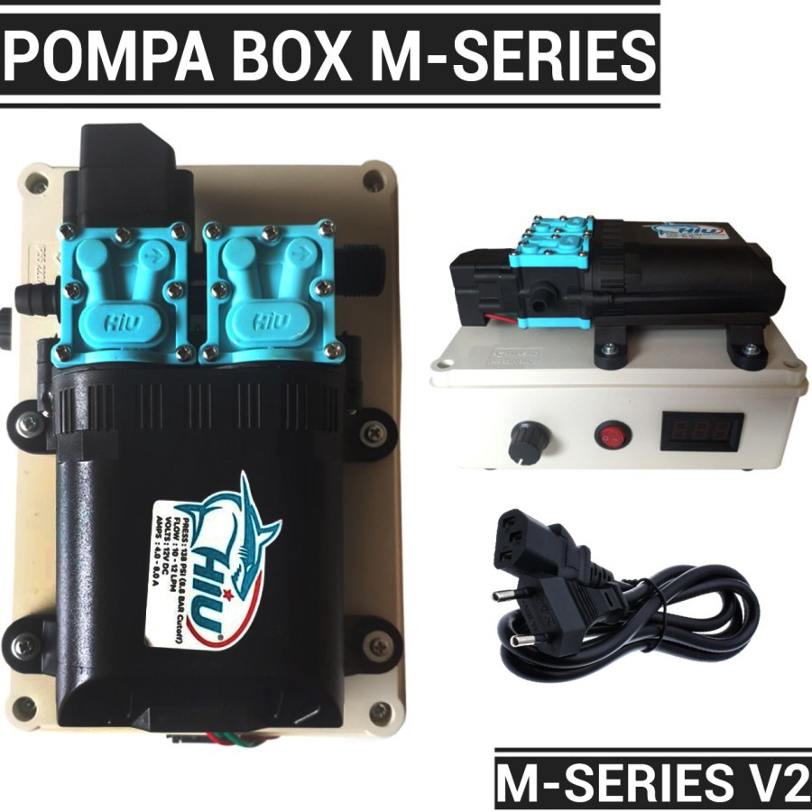 Jual Pompa Box M Series Versi 2 - Pompa Dualpump adaptor 12v 8a murni ...