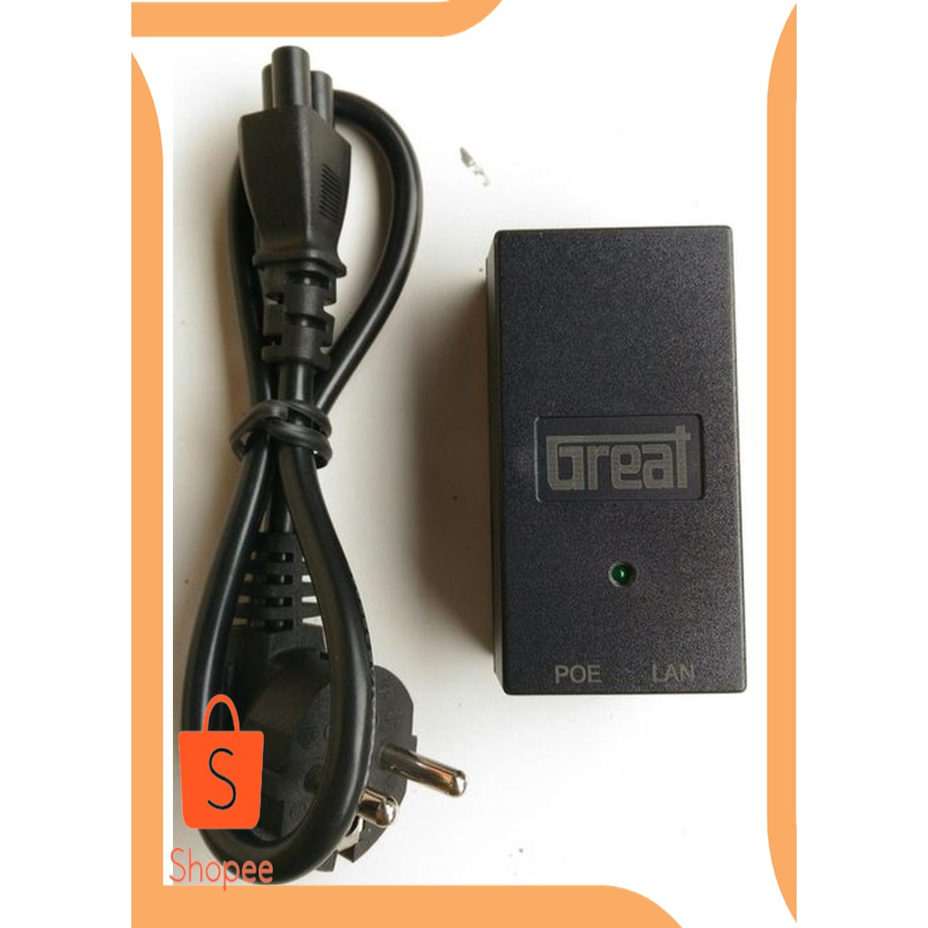 Jual Unik onderdil POE Adaptor 24V 0.5A untuk Wifi Router Radio Outdoor ...