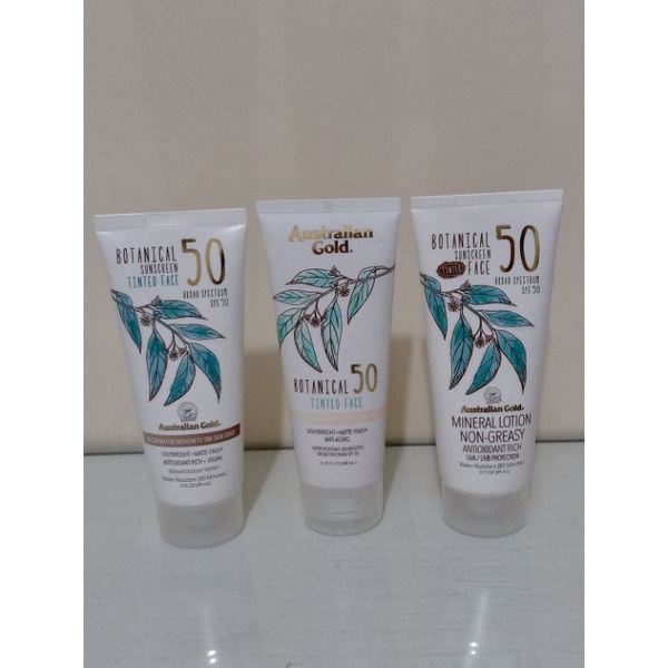 Jual Australian Gold Botanical Sunscreen spf 50 (3 pilihan) | Shopee ...
