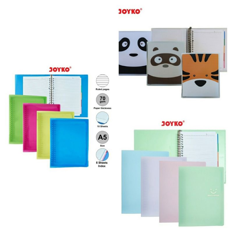 Jual BINDER NOTE TEMPAT ISI FILE A5 JOYKO | Shopee Indonesia