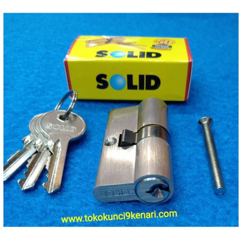 Jual Silinder Solid 6cm Cylinder Kunci Pintu DC 02-60mm | Shopee Indonesia