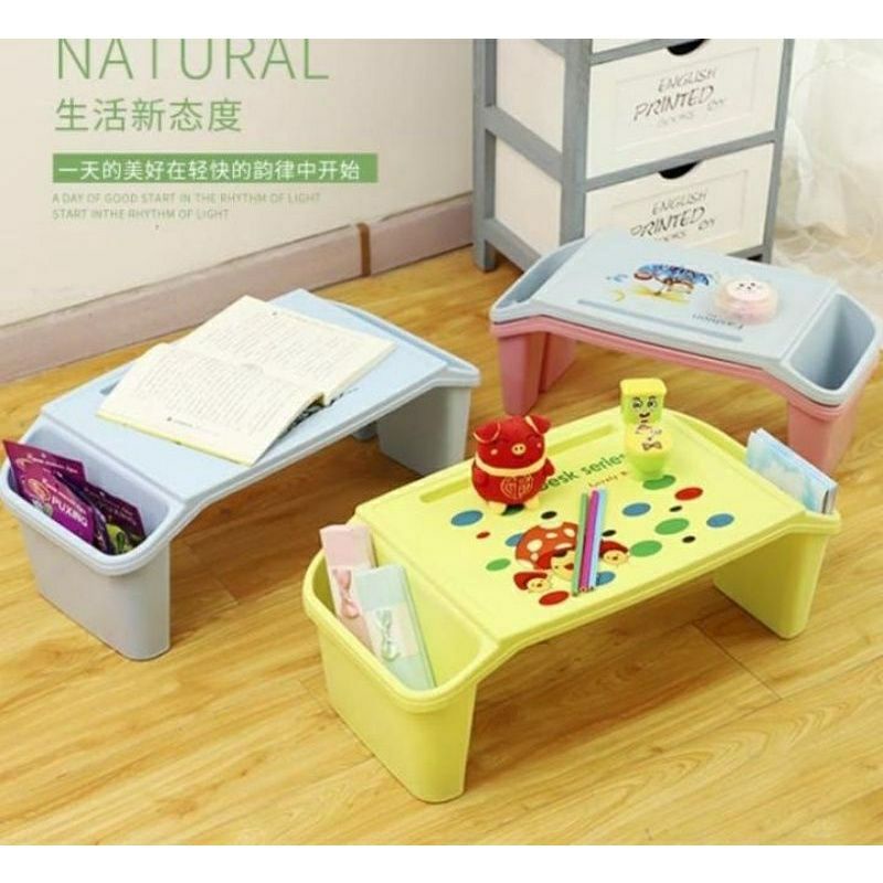 Jual COD - RL - Meja Belajar Anak Karakter Meja Tablet Ipad Laptop Meja ...