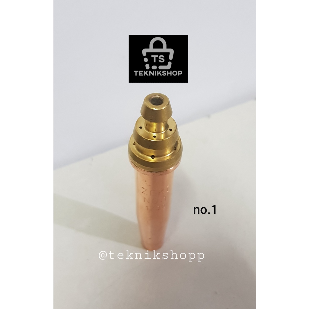 Jual MATA CUTTING TIP TORCH #1 / KEPALA TORCH NOMOR 1 / MATA NOZZLE CUTTING NO.1 / MATA LAS ...