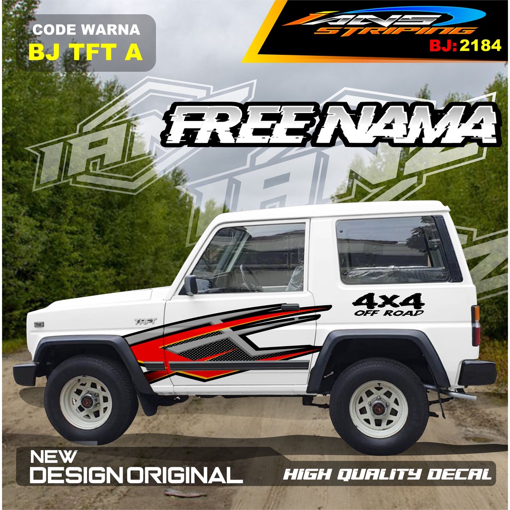 Jual STICKER MOBIL TAFT TAF / STIKER VARIASI BODY MOBIL KATANA / STIKER ...