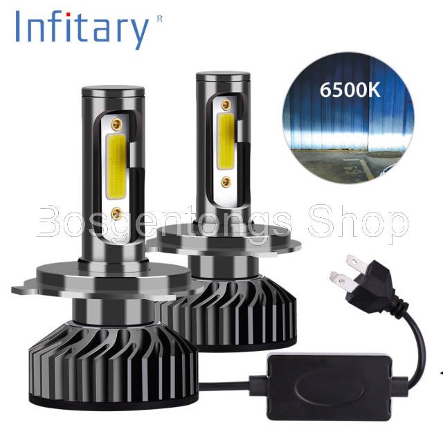 Jual Lampu Mobil Headlight Car Fog Bulb LED COB H4 C6 72W 8000LM 2 Pcs | Shopee Indonesia